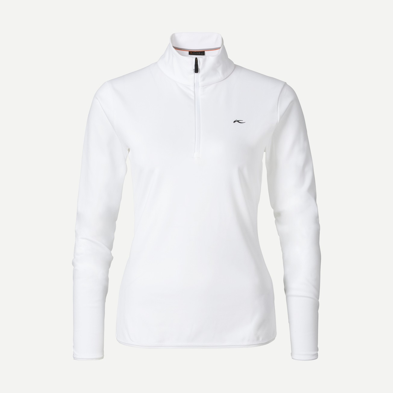 Kjus Womens Feel Half Zip White - Snowbound